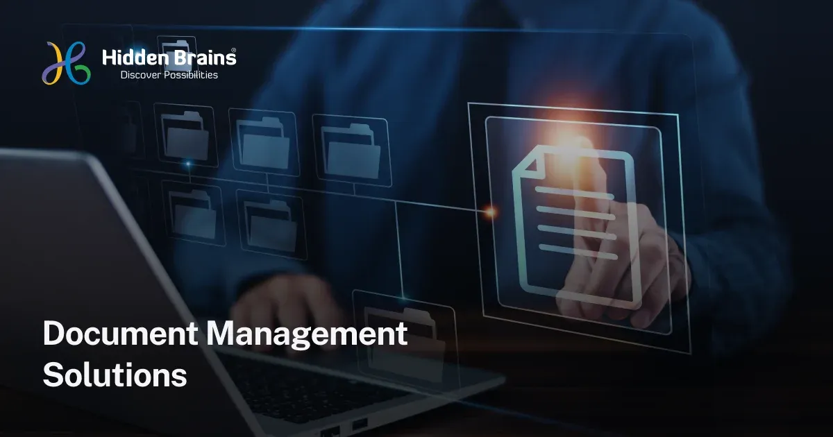 Best Document Management Solutions - Hidden Brains